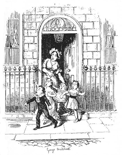 The Pickwick Club - Sketches by Boz: Scenes, 07: Hackney-coach stands ...