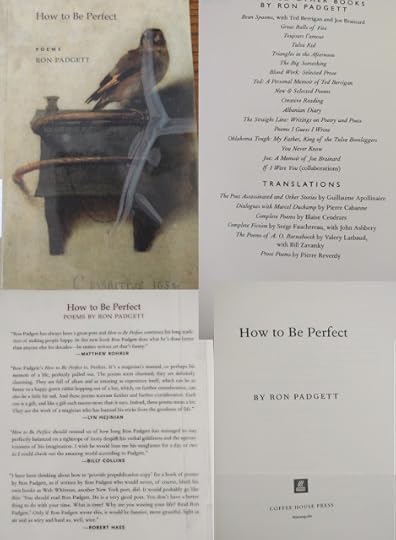 How to Be Perfect by Ron Padgett