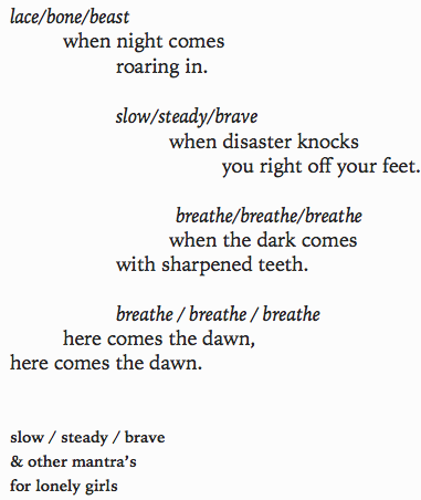 Lace Bone Beast: Poems & Other Fairytales for Wicked Girls by N.L ...