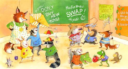 Miss Fox's Class Goes Green by Eileen Spinelli | Goodreads