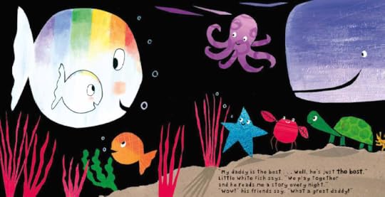 Little White Fish and His Daddy by Guido Genechten