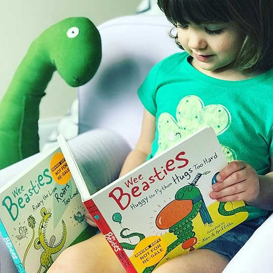 Huggy the Python Hugs Too Hard (Wee Beasties) by Ame Dyckman | Goodreads