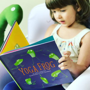 Yoga Frog by Nora Shalaway Carpenter
