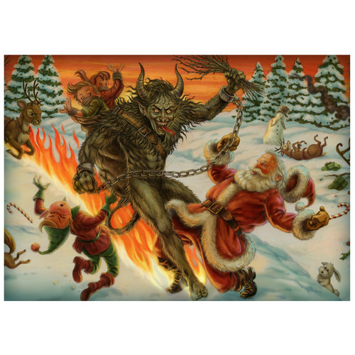 Santa vs. Krampus by Jim Hodgson | Goodreads