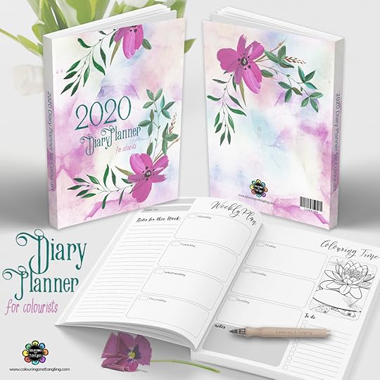 Lesley Smitheringale's Blog: Colouring and Tangling