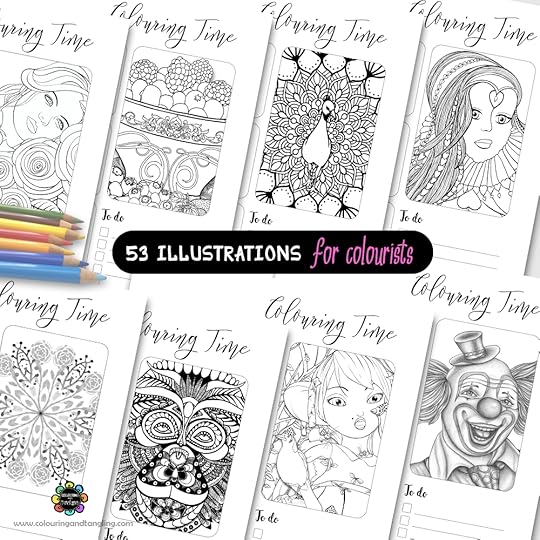 Lesley Smitheringale's Blog: Colouring and Tangling