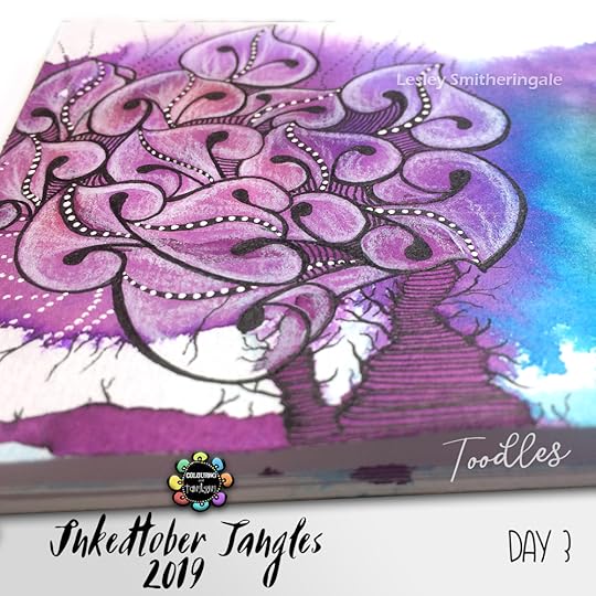 Lesley Smitheringale's Blog: Colouring and Tangling