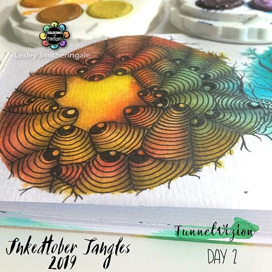 Lesley Smitheringale's Blog: Colouring and Tangling