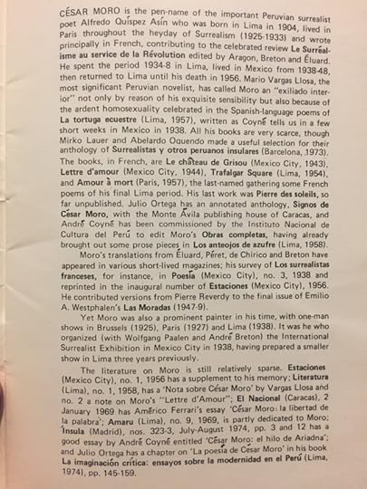 The Scandalous Life of Cesar Moro in His Own Words: Peruvian Surrealist Poetry by César Moro ...