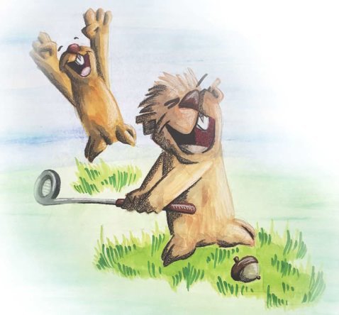 Gopher Golf: A Wordless Picture Book by Karl Beckstrand | Goodreads