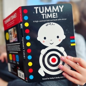 Tummy Time!: A fold-out book by Mama Makes Books | Goodreads