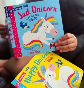 First Feelings: Happy Unicorn: A Lift-the-Flap Book! by Clever ...