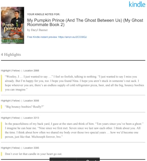 My Pumpkin Prince and the Ghost Between Us by Daryl Banner | Goodreads
