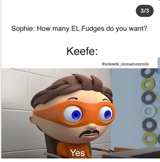 Foster Fan Club - Keefe and his ADORABLE obsession with E.L. Fudges ...