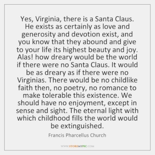 Yes, Virginia, There Is a Santa Claus by Francis Pharcellus Church ...