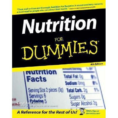 Nutrition for Dummies by Carol Ann Rinzler — Reviews, Discussion ...