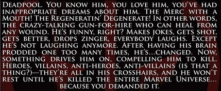 Deadpool Kills the Marvel Universe (Deadpool Killogy, #1) by Cullen ...