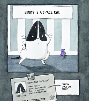 Binky the Space Cat by Ashley Spires — Reviews, Discussion, Bookclubs ...